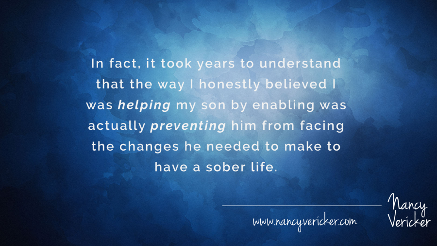 Disabling the Enabling – Thursday Thought – Nancy Vericker Disabling the Enabling – Thursday Thought – Nancy Vericker